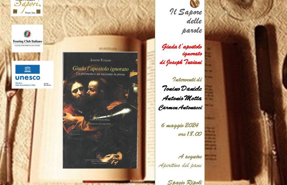 San Severo (Fg):il Sapore delle Parole, presentazione del libro di ...