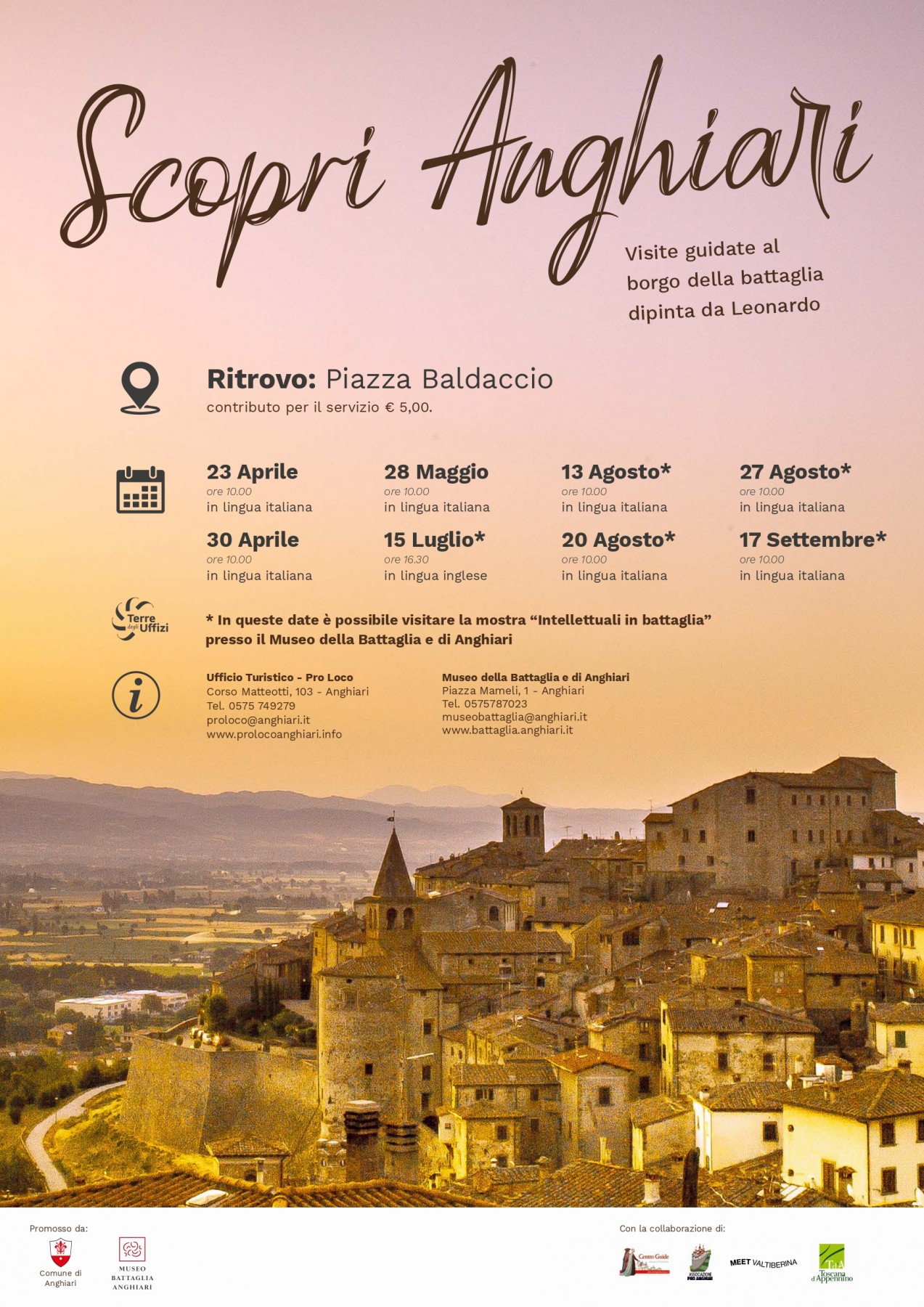 Scopri Anghiari – Visite guidate al borgo della battaglia dipinta da Leonardo