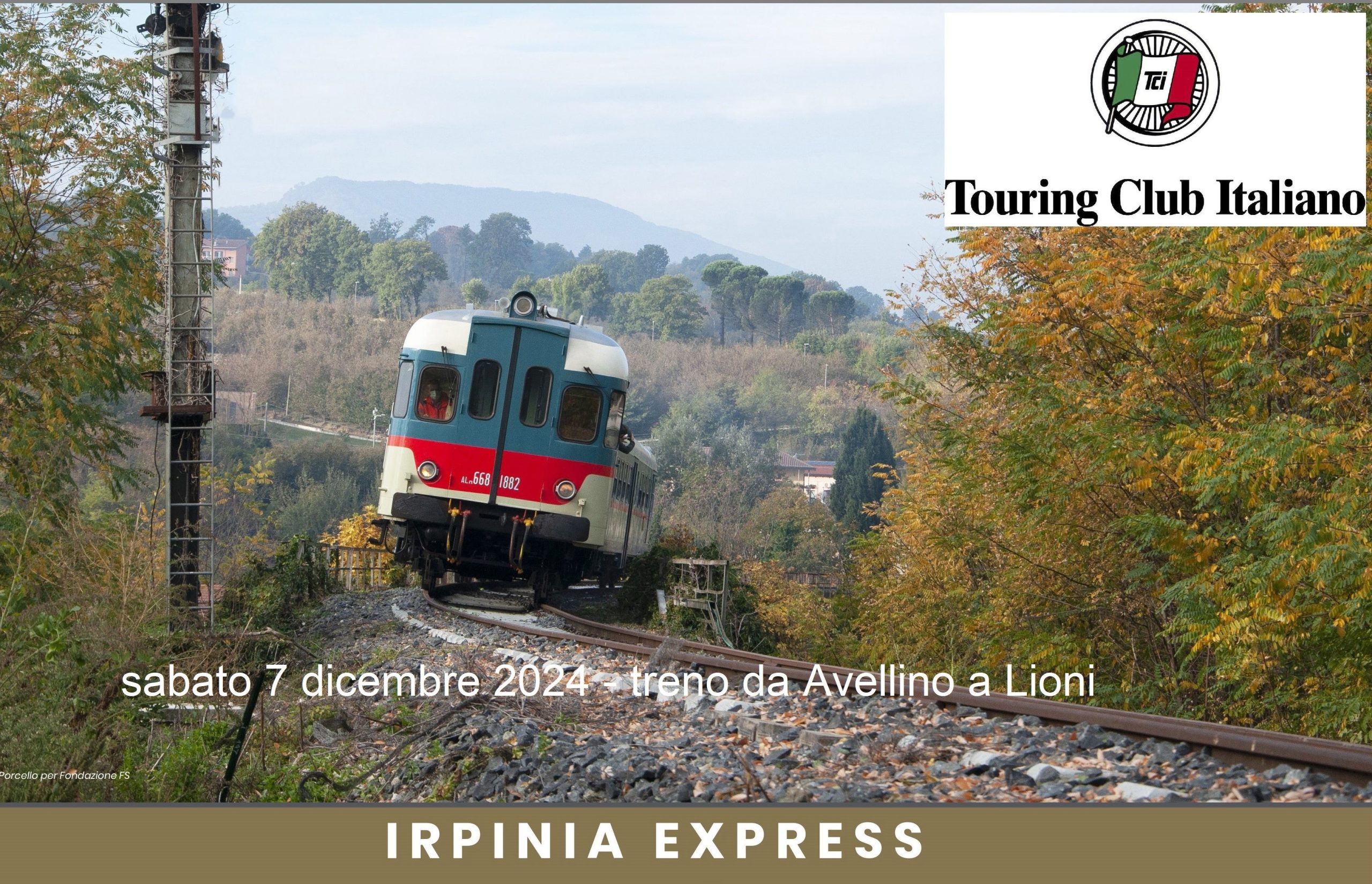 In treno, con il Touring, a Lioni (Av)